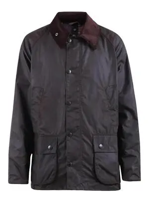 Barbour Bedale Snap-fastening Jacket - Black