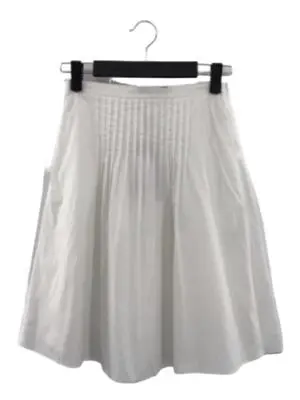 Max Mara Pleated Detail Skirt - Gray
