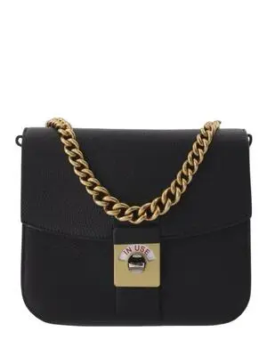 MAISON MARGIELA Two-tone Chain-link Shoulder Bag - Black