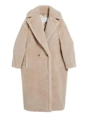 Max Mara Tedgirl Buttoned Long Coat - Sand-colored