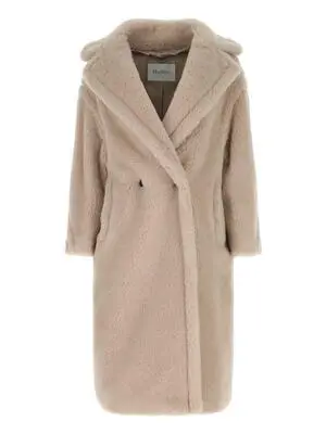 Max Mara Long Button-up Overcoat - Sand