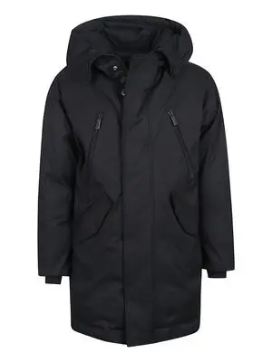 Dsquared2 Hooded Zip-fastening Parka - Black