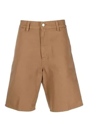 Carhartt Work In Progress Logo Patch Chino Shorts - Brown