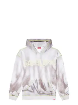 DIESEL® Diesel S-Boxt-Hood-Show Long-Sleeved Hoodie Light Grey