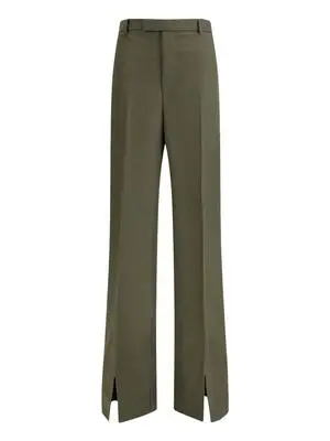 GUCCI Gucci Embossed Wide-Leg Pants With Front Pleats