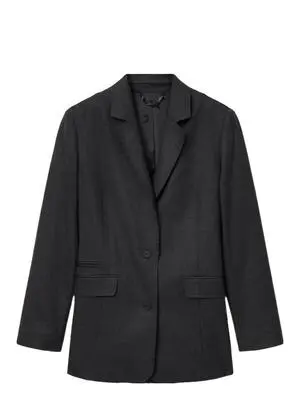 ALLSAINTS Essie Single-button Blazer With Hot-fix Embellishments - Black