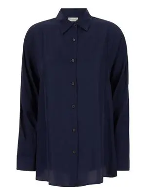 Dries Van Noten Long Sleeve Button-up Shirt - Black