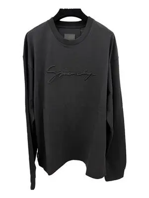 Givenchy Crewneck Long Sleeve T-shirt - Black
