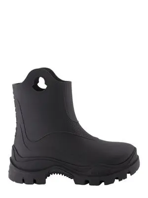 Moncler Misty Rain Ankle Boots - Black