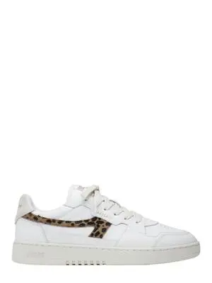 Axel Arigato Low Top Sneakers With Leopard Detail - Whiteleopard