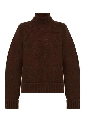 Dsquared2 Turtleneck Long Sleeve Jumper - Brown
