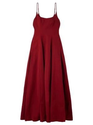 Staud Staud Joy Maxi Dress Pomegranate