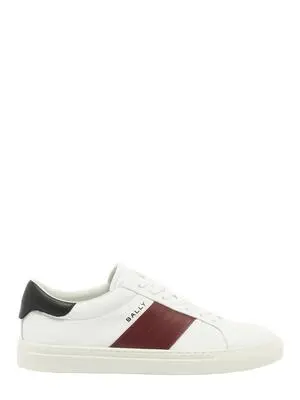 Bally Hedon Leather Sneakers - White