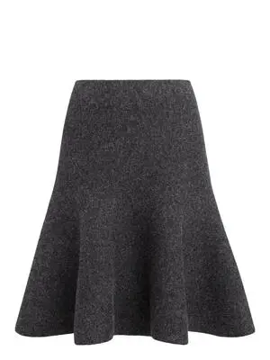 Alaïa Flared High-waist Skirt - Black