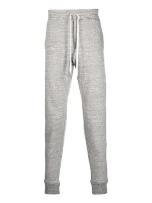 TOM FORD Drawstring Slim Cut Track Pants - Gray