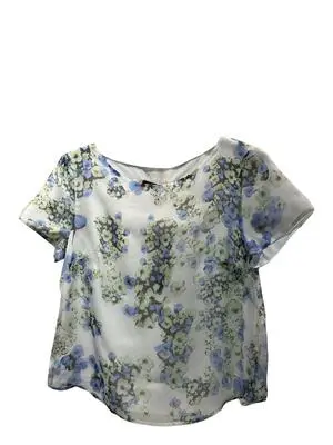 Max Mara Short Sleeve Printed Shirt - Gray