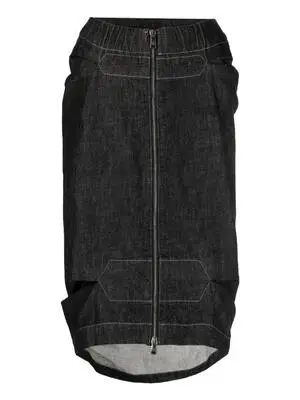 VIVIENNE WESTWOOD Denim Skirt With Zip Closure - No