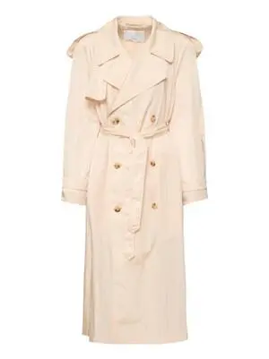 Wardrobe.NYC Long Sleeve Belted Windbreaker - Hazel