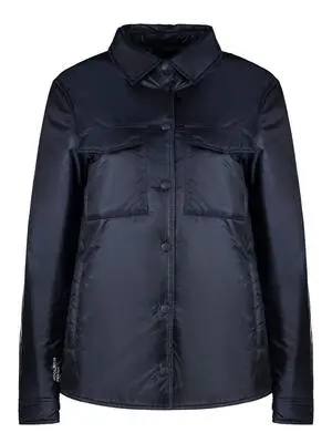 Woolrich Long-sleeved Padded Overshirt - Black