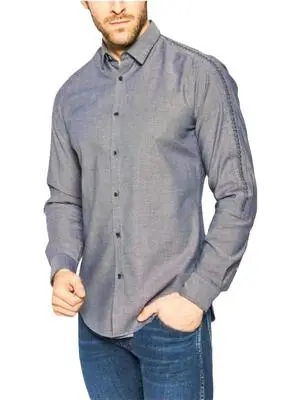 Hugo Boss Long-sleeved Shirt - Gray