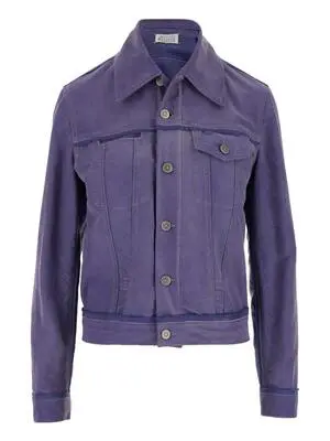 MAISON MARGIELA Maison Margiela Oversized Collar Denim Jacket
