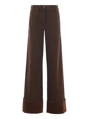 DRIES VAN NOTEN Dries Van Noten Buttoned Turn-Up Hem Jeans
