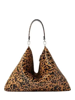 TOTEME Bevel Large Zipper Handbag - Brown