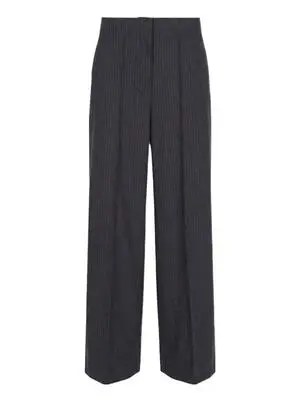 RAG  BONE Rag & Bone Pinstriped Tailored Trousers - Black