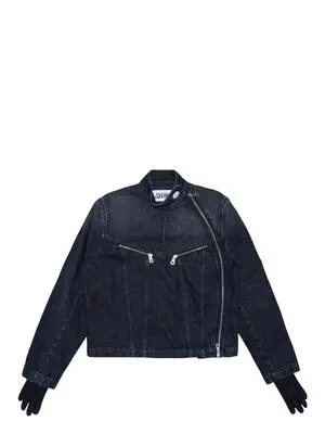 JEAN PAUL GAULTIER Detachable Glove Denim Jacket - Black
