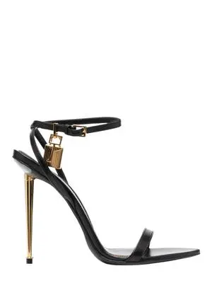 TOM FORD Padlock High-heeled Sandals - Black