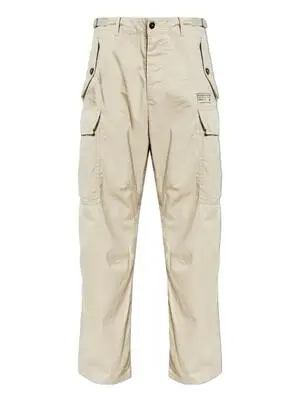 Dsquared2 Logo Print Cargo Trousers - Nude