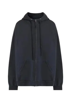 MAISON MARGIELA Stadium Zip-up Hoodie - Black