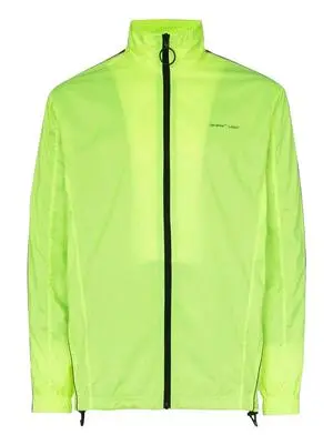 Off-White Logo Detail Casual Jacket - Green