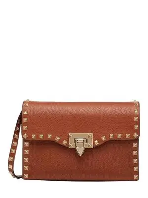 VALENTINO Valentino Garavani Rockstud Foldover Top Small Crossbody Bag