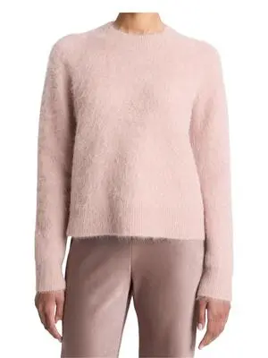 Vince Brushed Alpaca Crew Neck Sweater - Beet Root