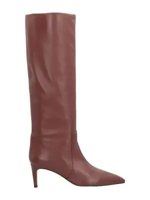 Paris Texas Pointed Toe Knee-high Stiletto Boots - Red
