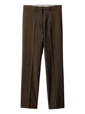 Miu Miu Straight-leg Tailored Trousers - Peat Brown