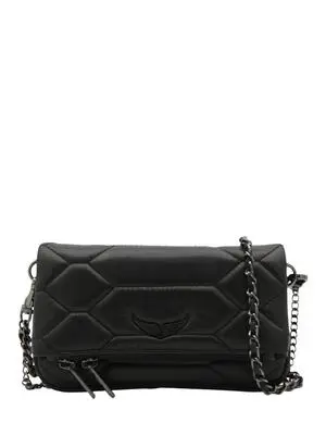 Zadig&Voltaire Quilted Strap-chain Shoulder Bag - Black