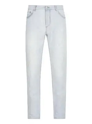 Brunello Cucinelli Straight Leg Jeans - White