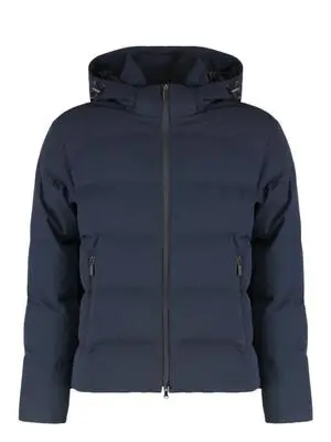 PAUL  SHARK Paul & Shark Hooded Down Jacket - Black