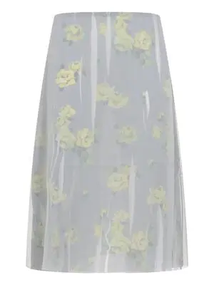 ACNE STUDIOS Acne Studios Floral Printed Midi Skirt