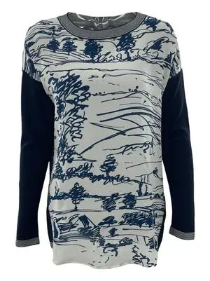 Max Mara Long-sleeved Sweater - Gray