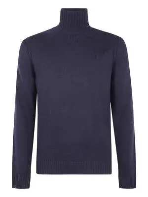 DONDUP Roll-neck Knit Sweater - Black