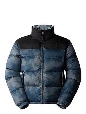 The North Face Logo Embroidered Puffer Jacket - Black
