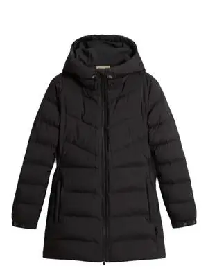 Woolrich Hooded Down Jacket - Black