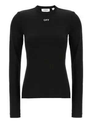 Off-White Off Stamp Crewneck Jumper - Black
