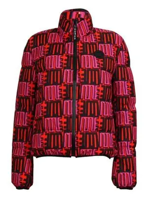 Kenzo Printed Down Jacket - Red