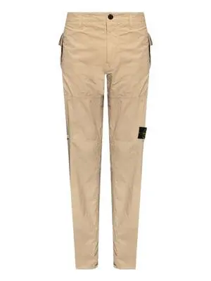 Stone Island Stone Island Compass-Badge Tapered Trousers Sand-colored
