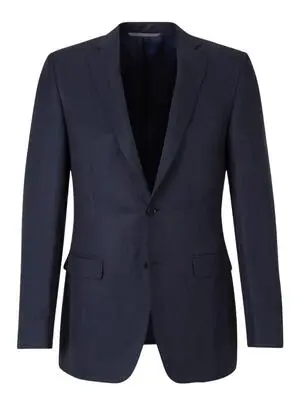 Canali Midnight Blue Blazer - Black