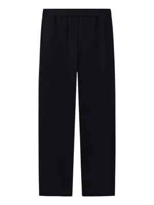 Giorgio Armani Travel Wide-leg Pants - Black